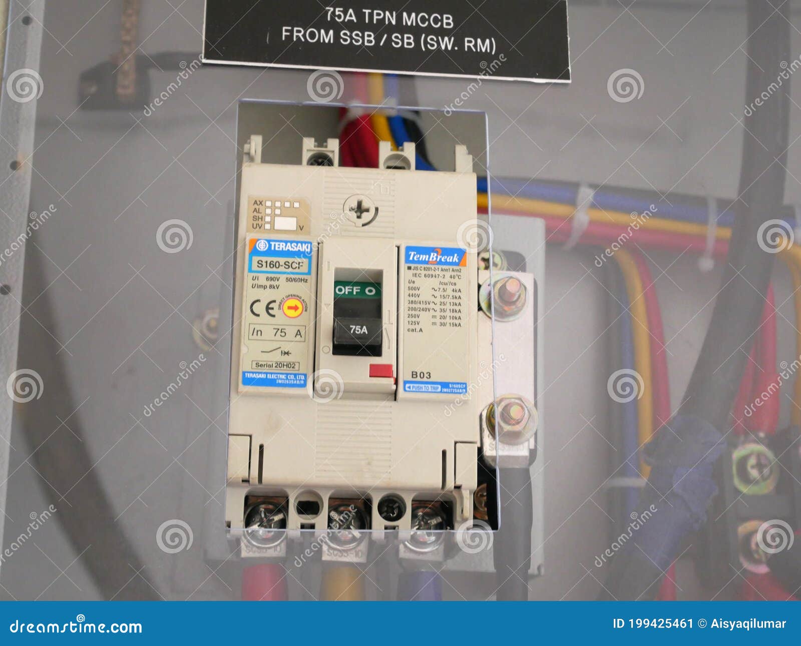 Electrical Distribution Board and it`s Component in the Installation ...