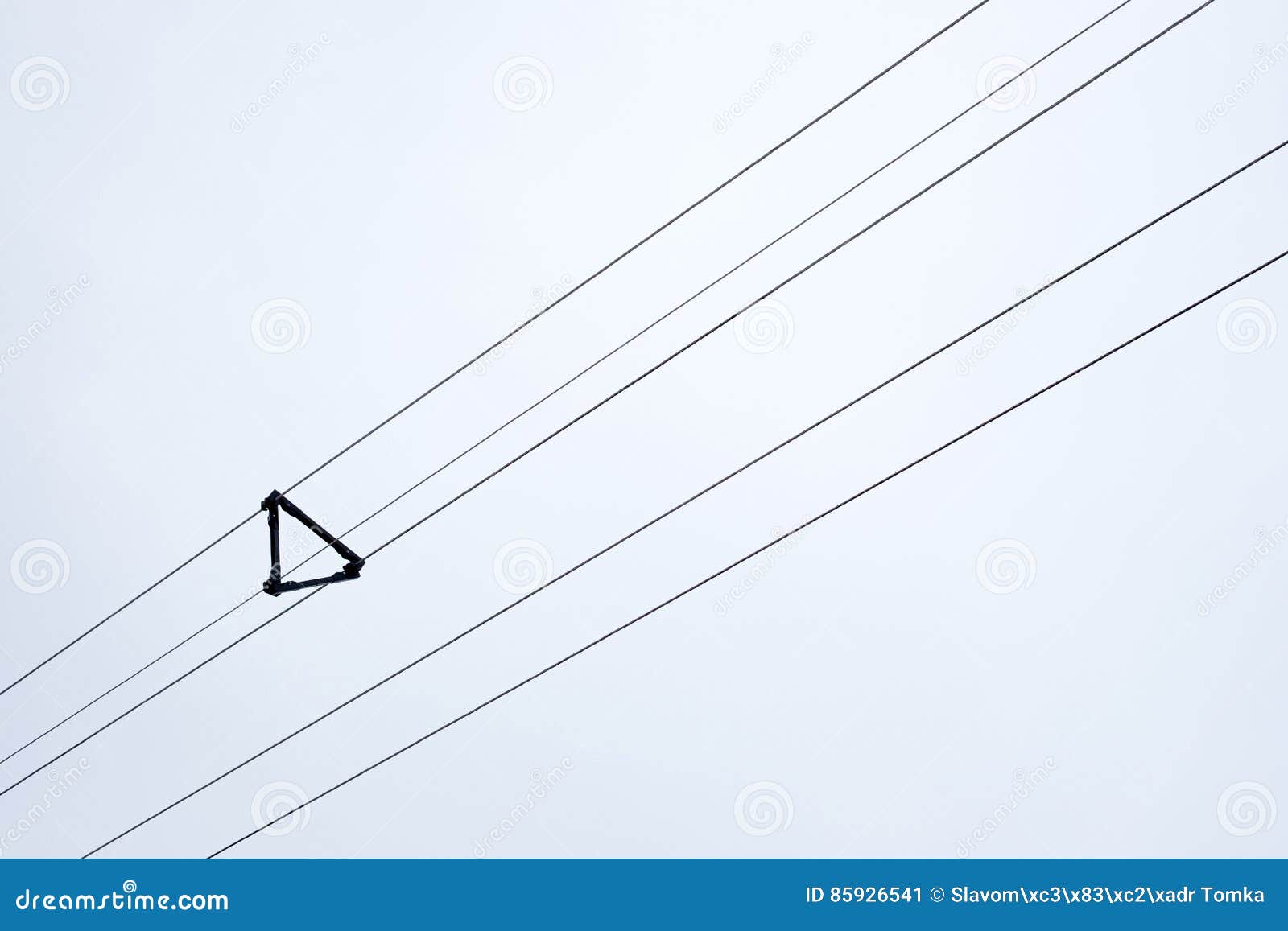 Electrical Distribution Cables Stock Image - Image of supply, cable ...
