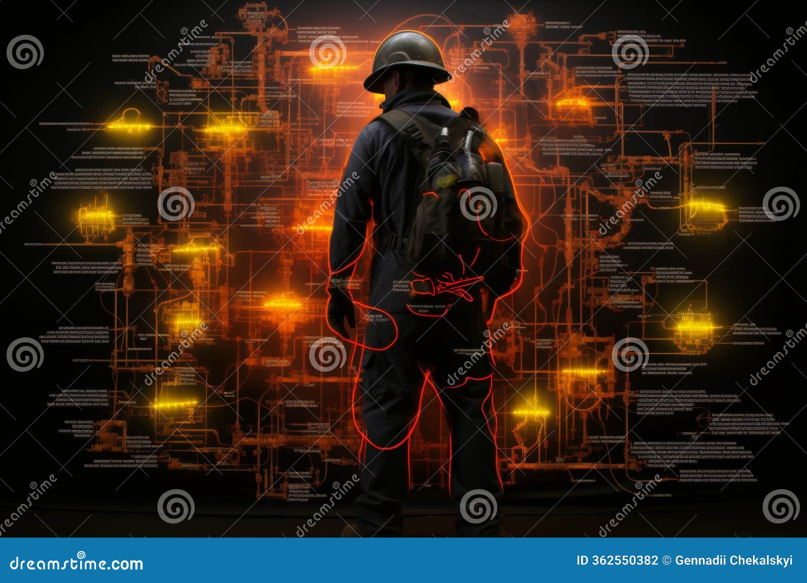 Electrical Distribution Diagram Main, Transformer, And Switchboard With ...