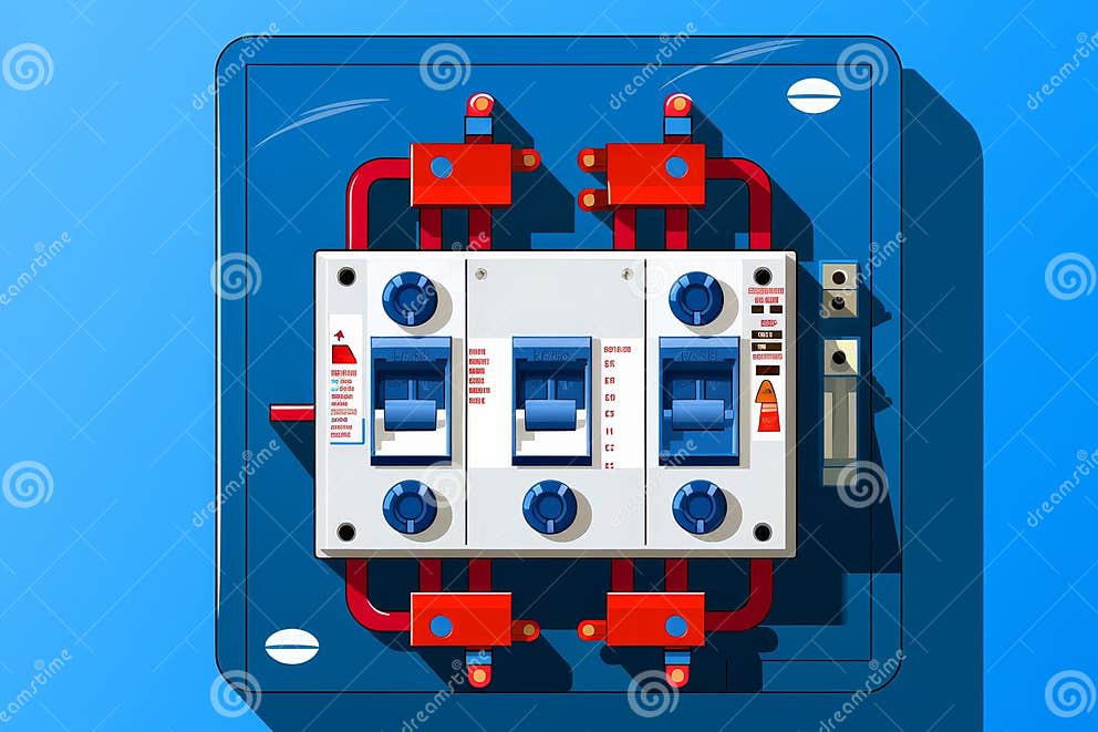 Electrical Distribution Schematic with Main, Transformer, Switchboard ...