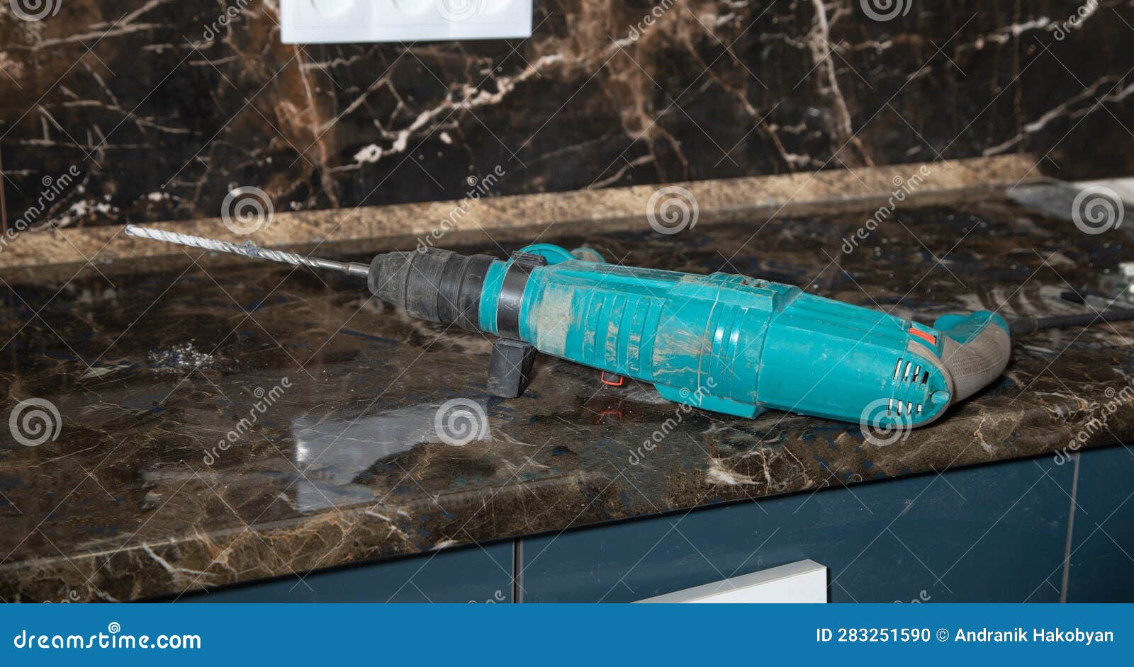 Electrical Drill in the Home Stock Photo - Image of component, machine ...