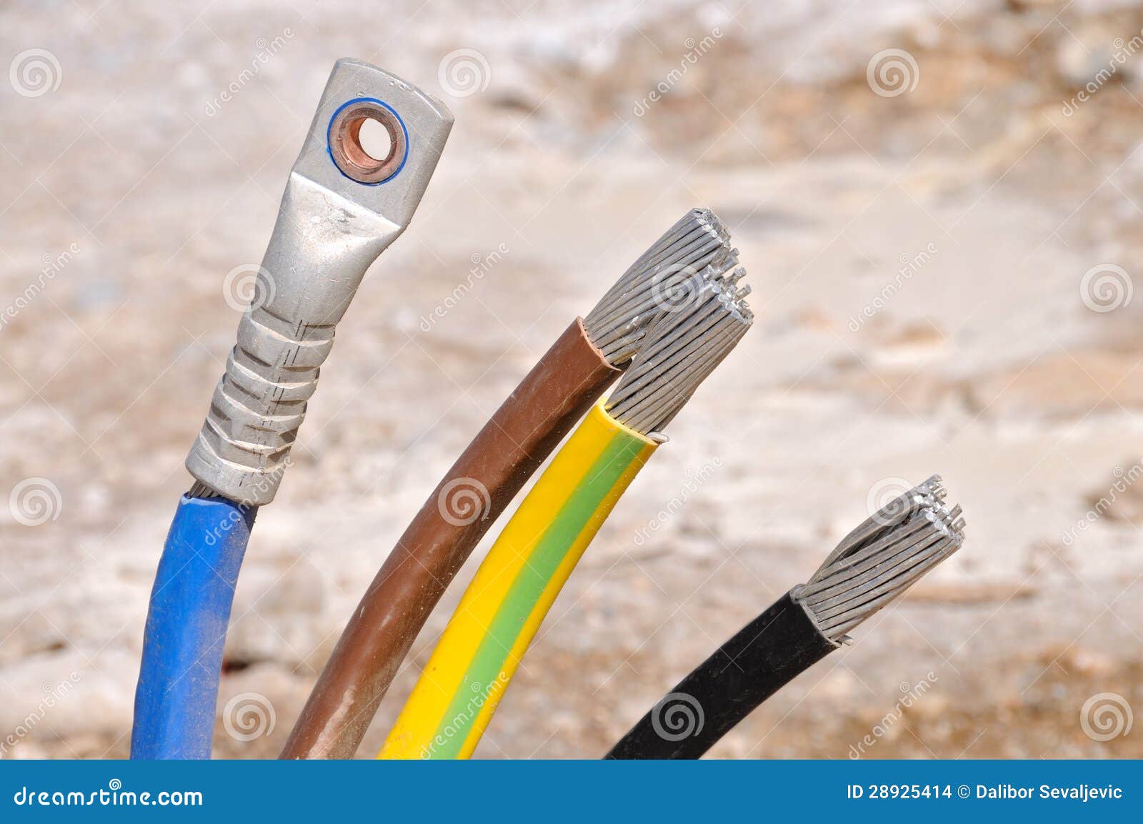 Electrical Electric Cable Wires Stock Photo - Image of component, cable ...