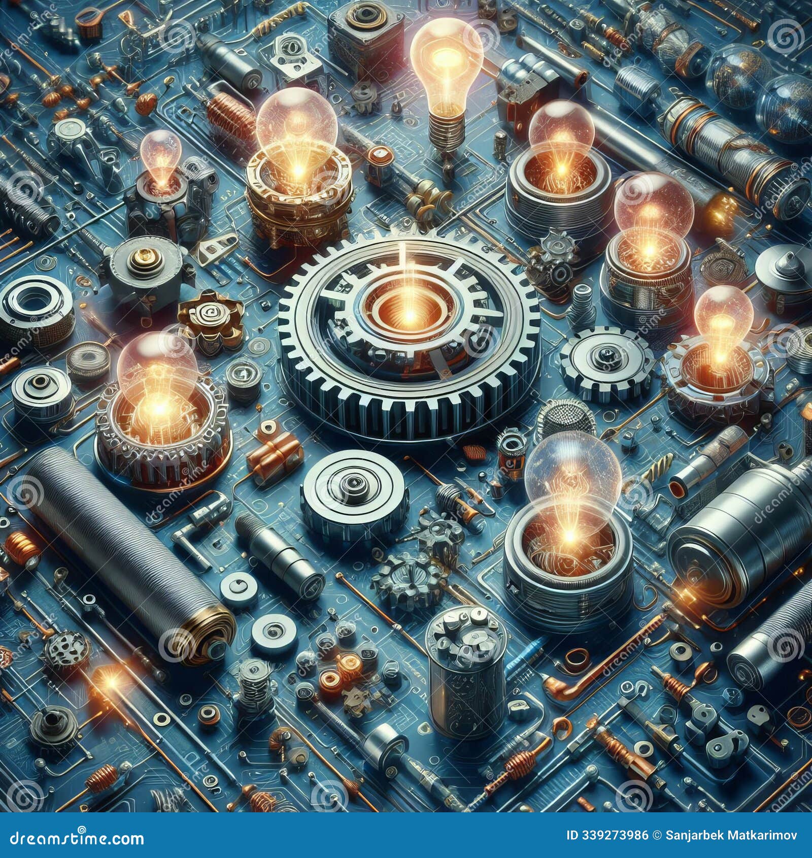 Electrical Elements Wires Circuits Lightning Electric Fields Bat Stock ...