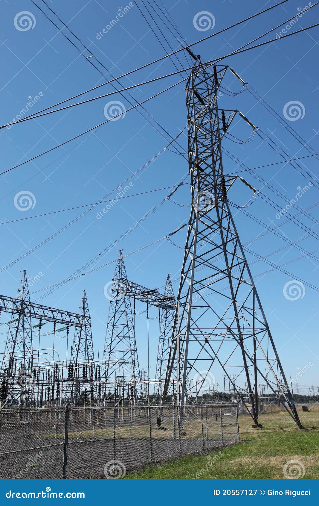 Electrical Energy & Delivery System. Stock Image - Image of technical ...