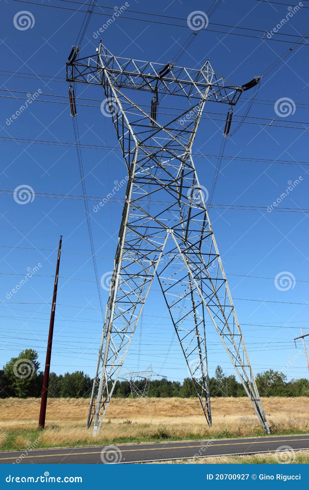 Electrical Energy & Delivery System. Stock Image - Image of technology ...