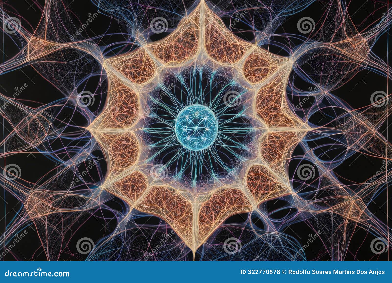 Electrical Energy Visualized As a Dazzling Light Show within a Glowing ...