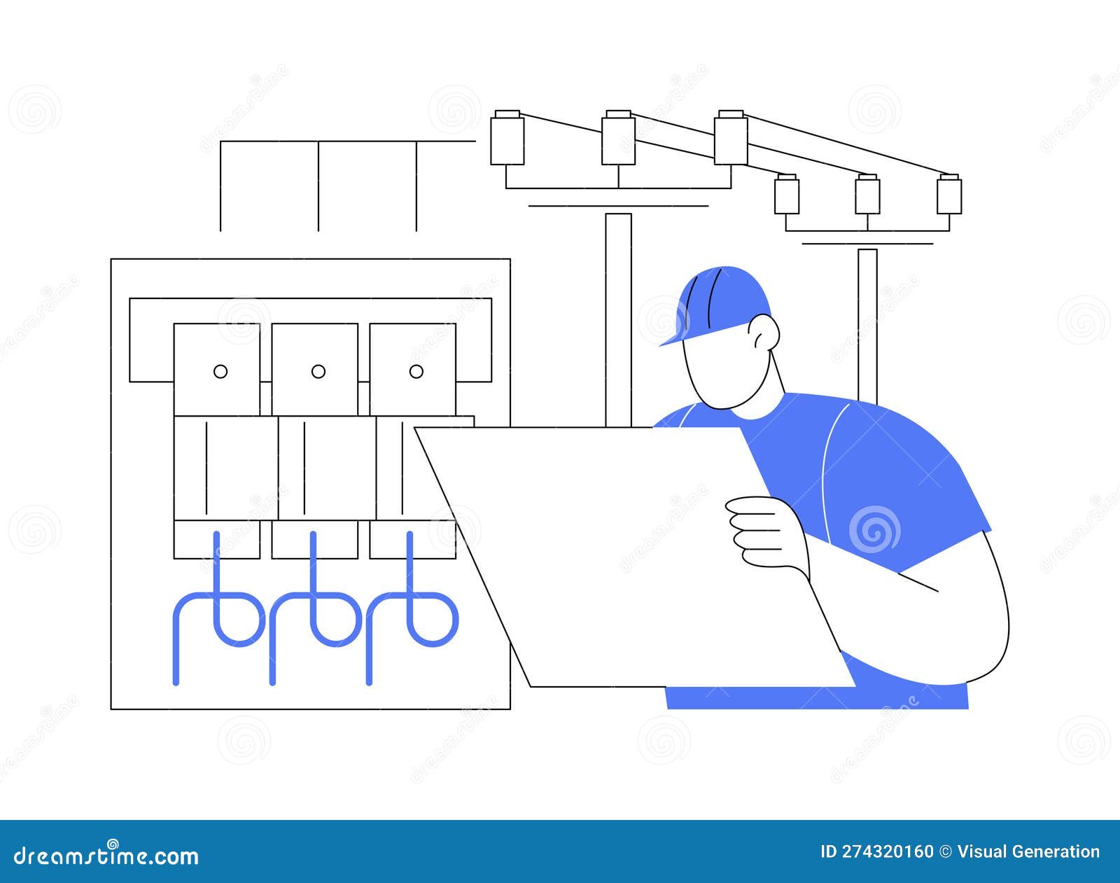 Electrical Engineer Abstract Concept Vector Illustration. Stock Vector ...
