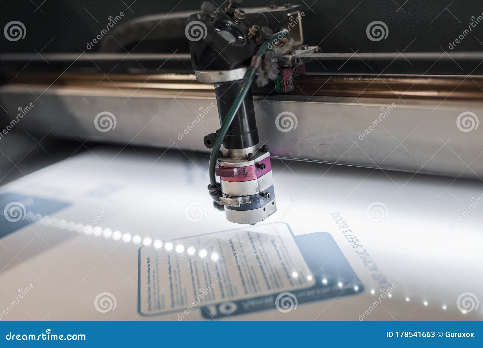 Electrical Engineer Repairs CNC Computer Numerical Control Laser ...