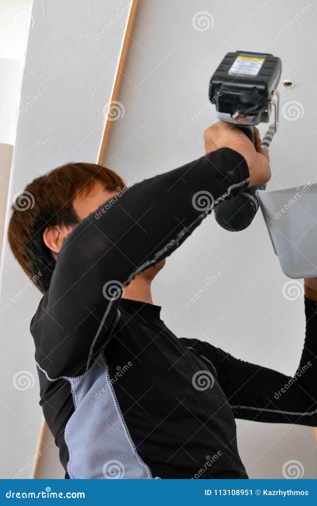 Electrical Engineer`s Wiring Work in Japan. Stock Image - Image of ...