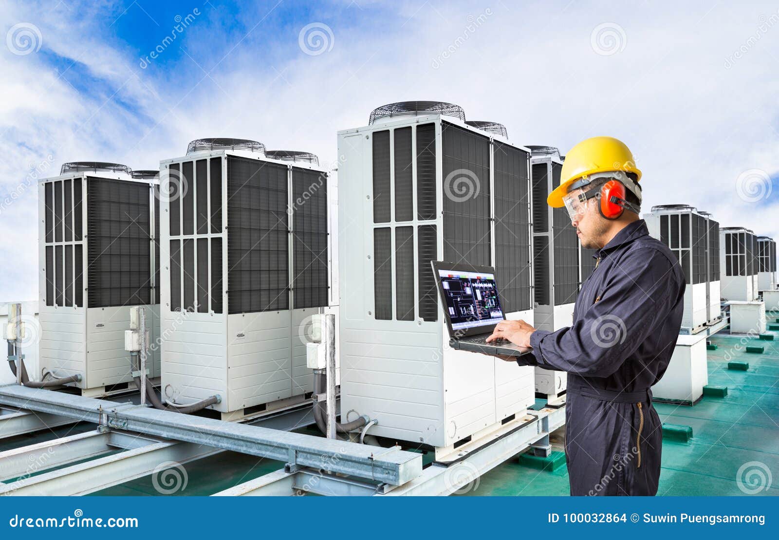 Engineer Using Plotter For Technical Drawing Stock Photography ...