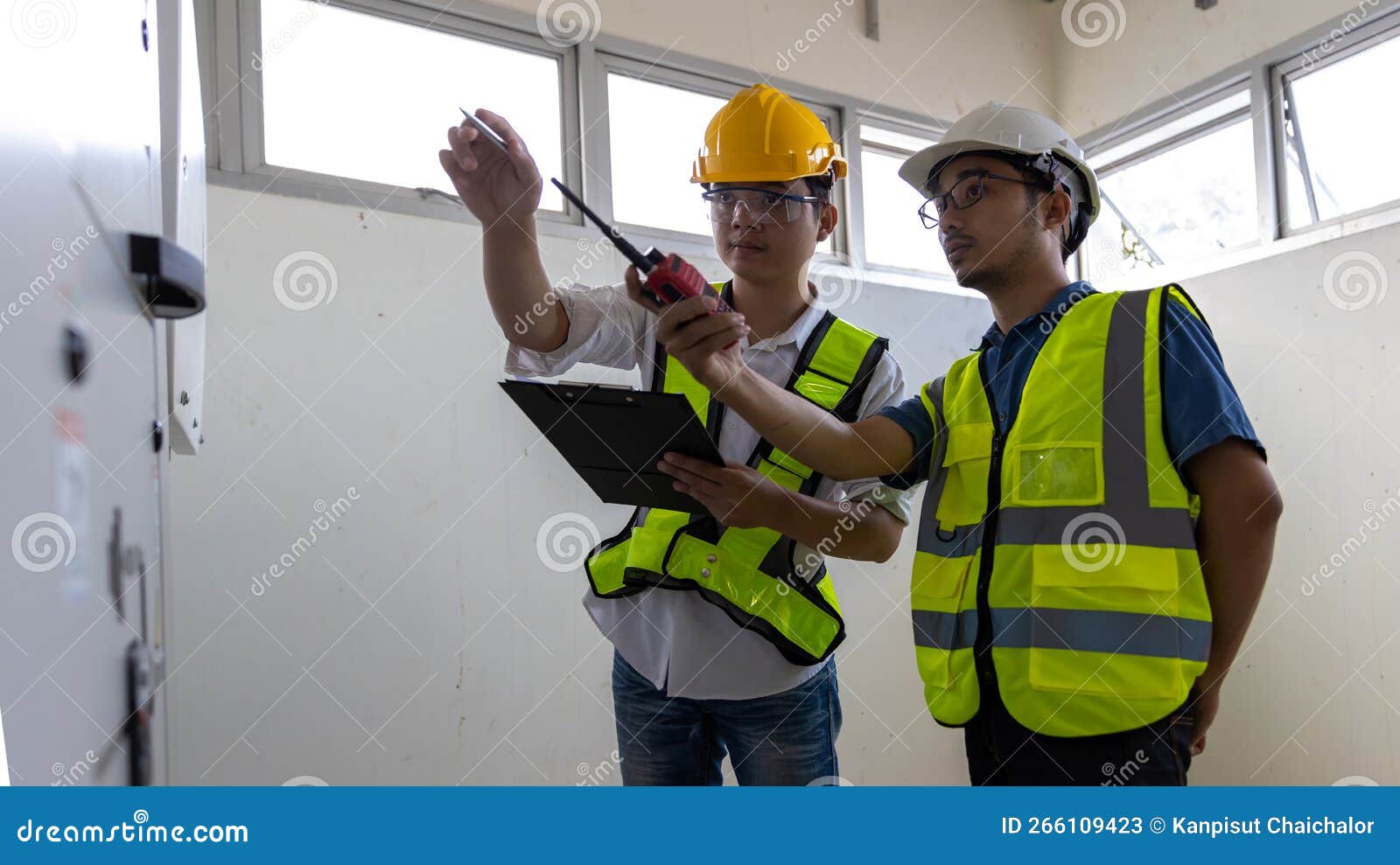 Electrical Engineer Working in Control Room. Electrical Engineer Man ...