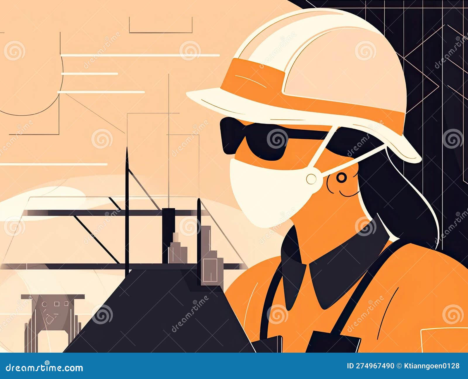 Electrical Engineer Working on a Renewable Energy Project, Solar Panel ...