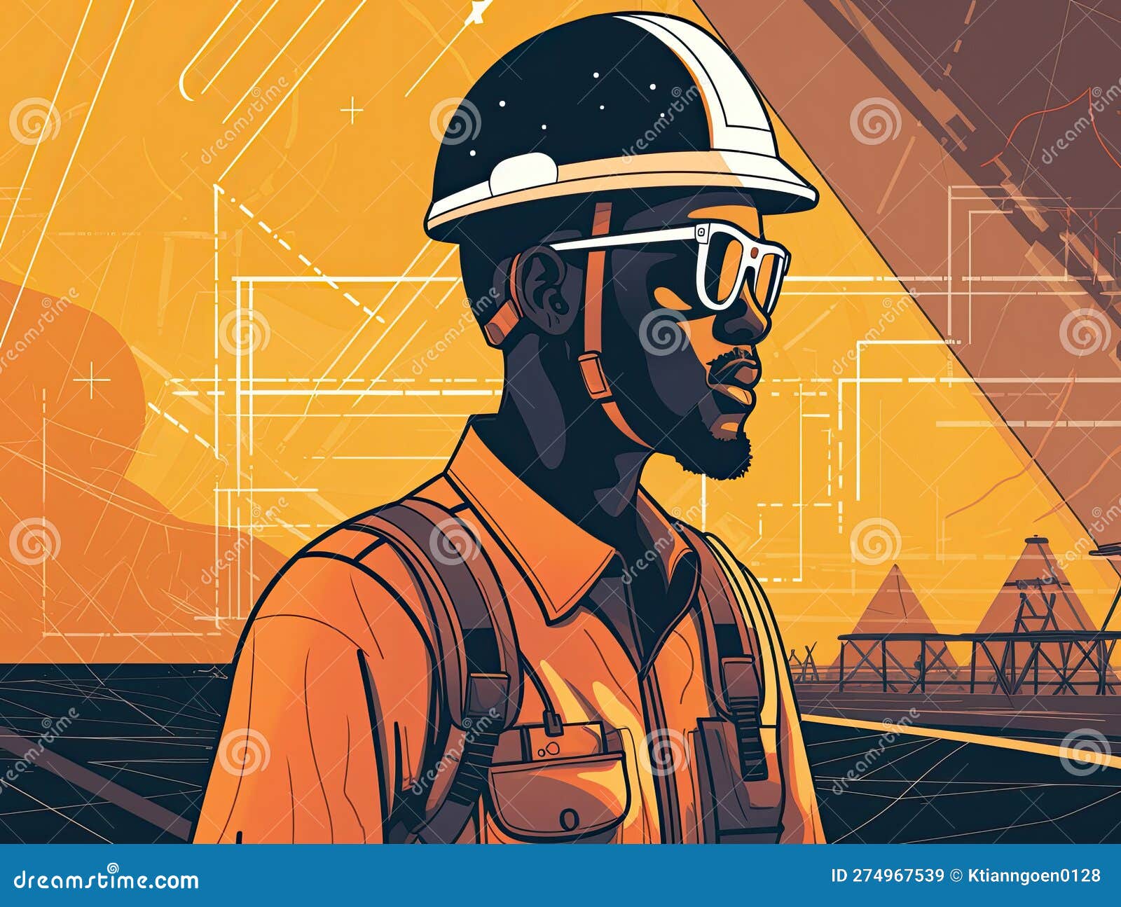 Electrical Engineer Working on a Renewable Energy Project, Solar Panel ...