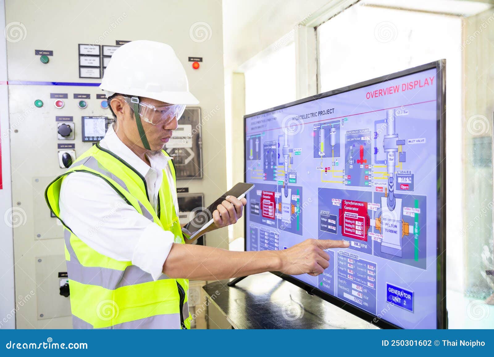 Electrical engineering man stock photo. Image of industrial - 250301602