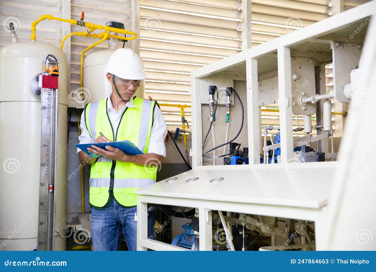 Electrical engineering man stock image. Image of installation - 247864663