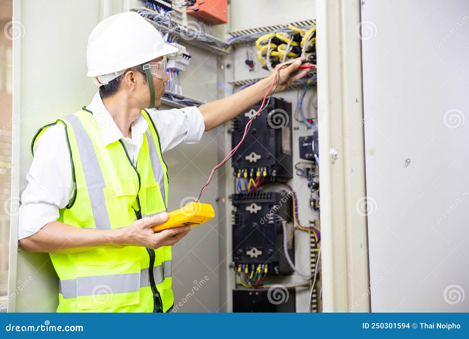 Electrical engineering man stock photo. Image of contractor - 250301594