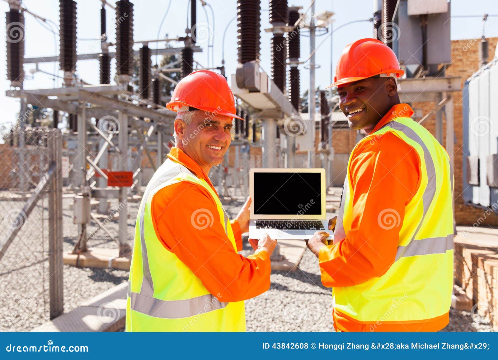 Electrical Engineers Computer Stock Photo - Image of electrician ...