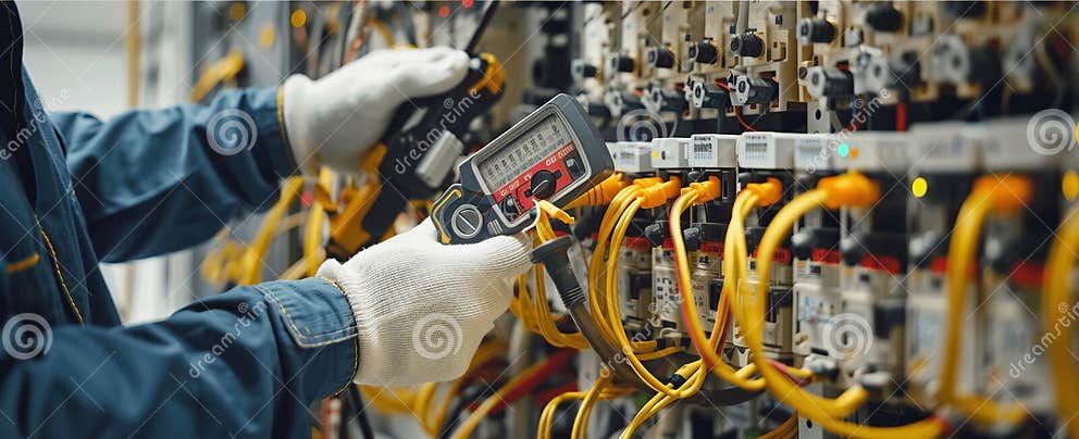 Electrical Engineers Inspect Protective Relays and Electrical Systems ...