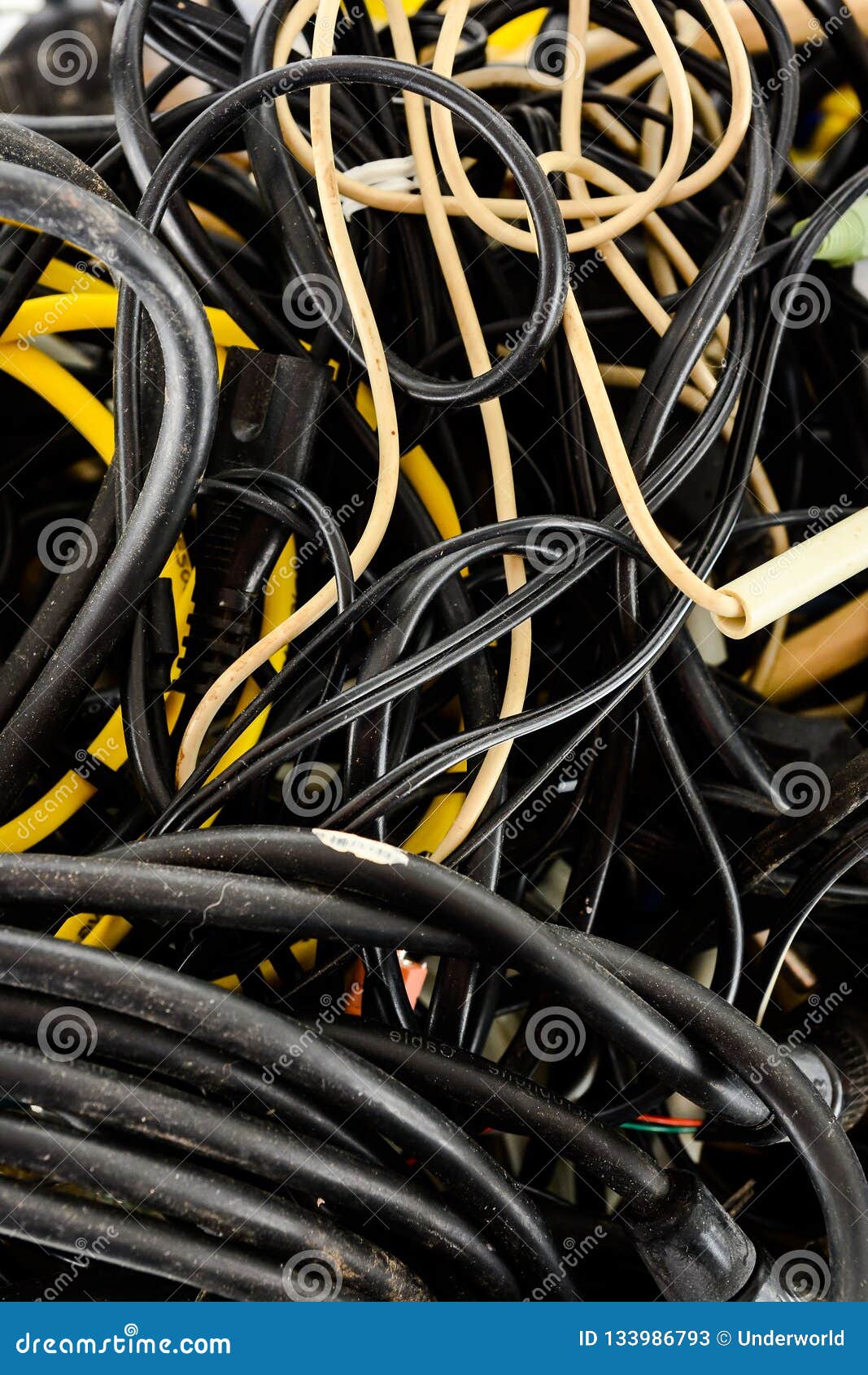 Electrical Equipment Cables Stock Image - Image of energy, industrial ...