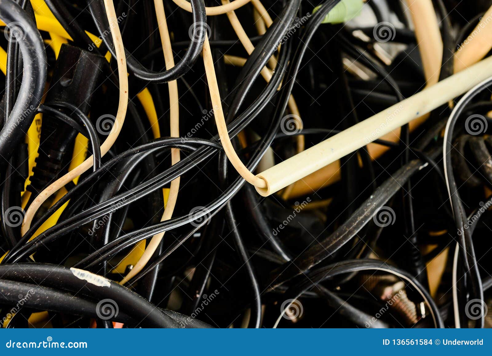 Electrical Equipment Cables Stock Illustration - Illustration of ...