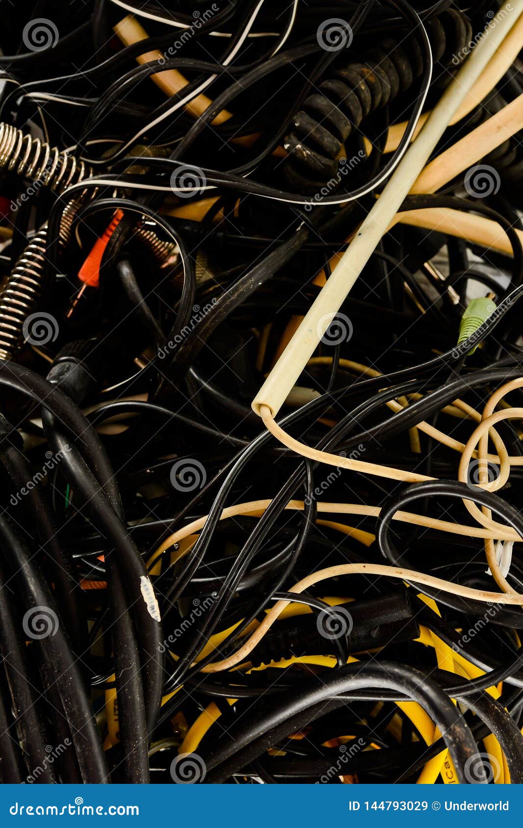 Electrical Equipment Cables Stock Image - Image of copper, wire: 144793029