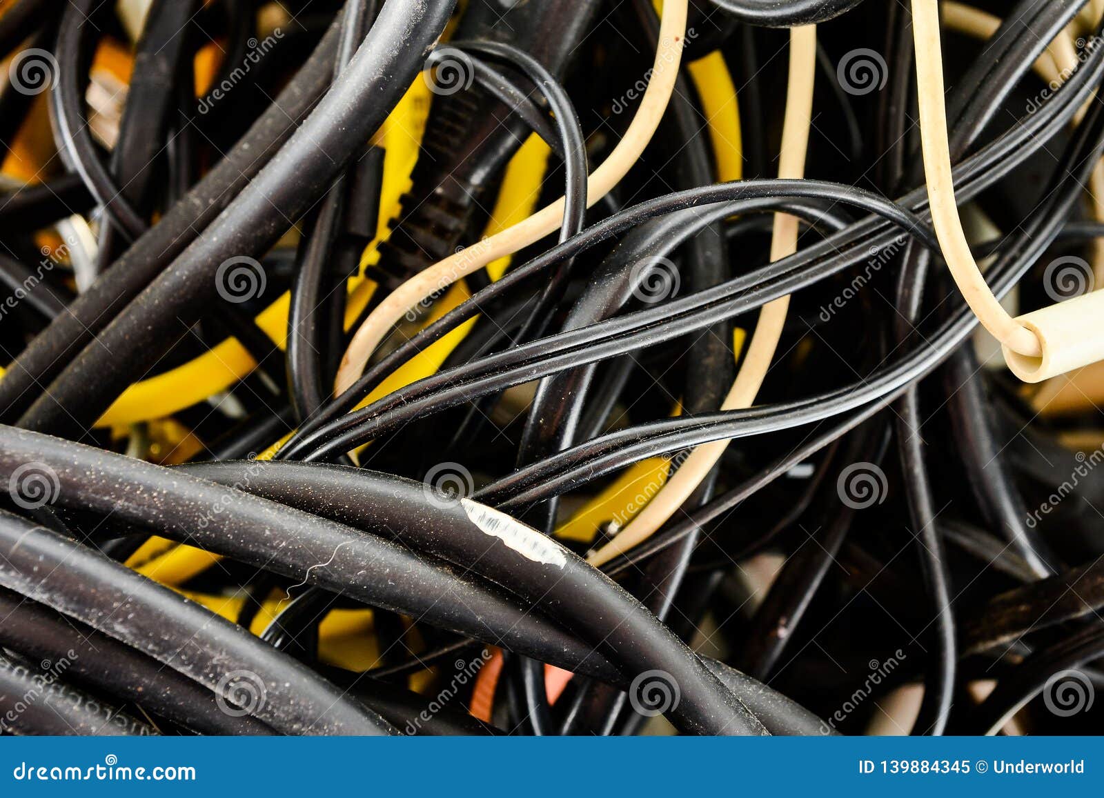 Electrical Equipment Cables Stock Illustration - Illustration of link ...