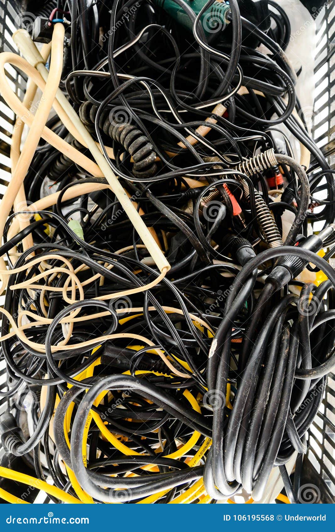 Electrical Equipment Cables Stock Photo - Image of electric, cable ...