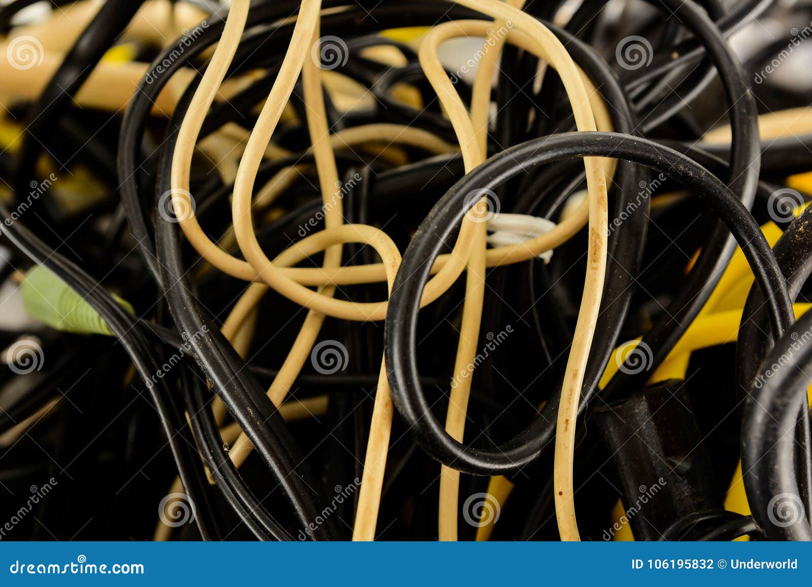 Electrical Equipment Cables Stock Photo - Image of equipment, connect ...