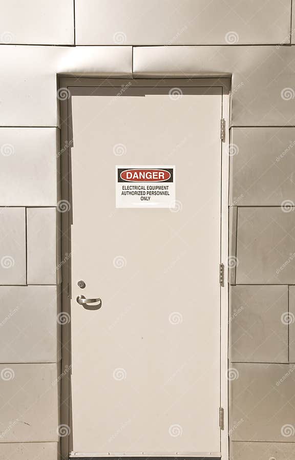 Electrical Equipment Door stock photo. Image of safety - 7186476