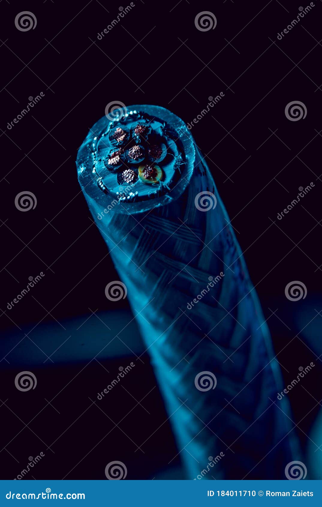 Electrical Equipment. Electricity Cable. Background and Texture. Stock ...