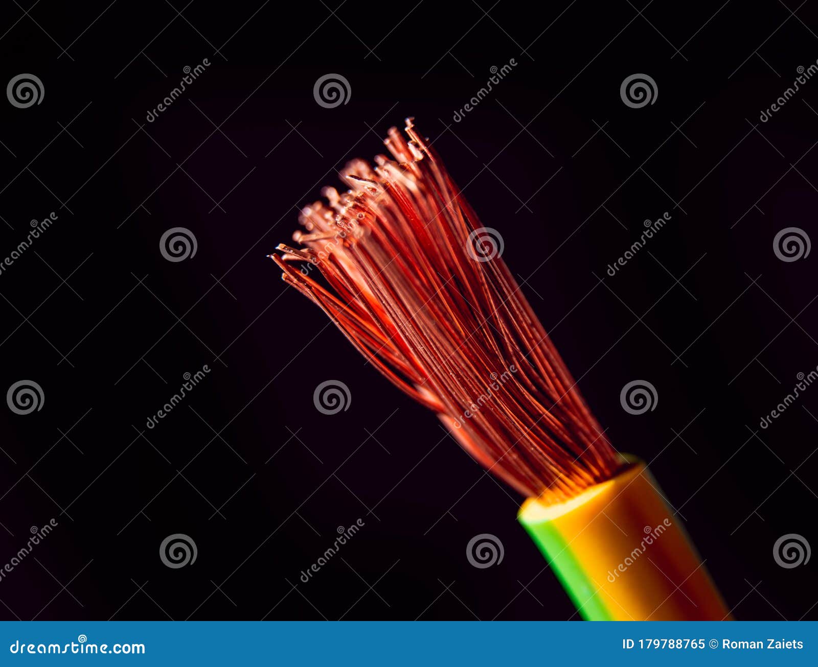 Electrical Equipment. Electricity Cable. Background and Texture. Stock ...