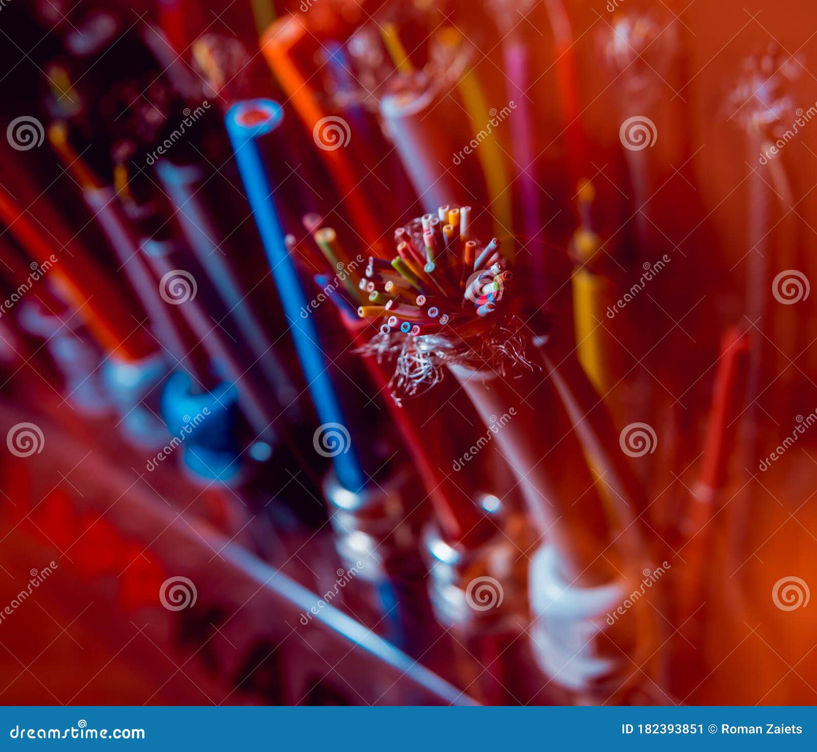 Electrical Equipment. Electricity Cable. Background and Texture. Stock ...