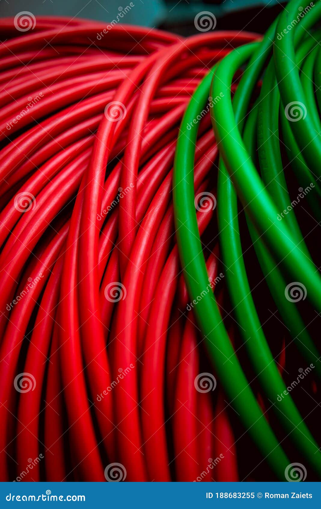 Electrical Equipment. Wires and Insulation. Background and Texture ...