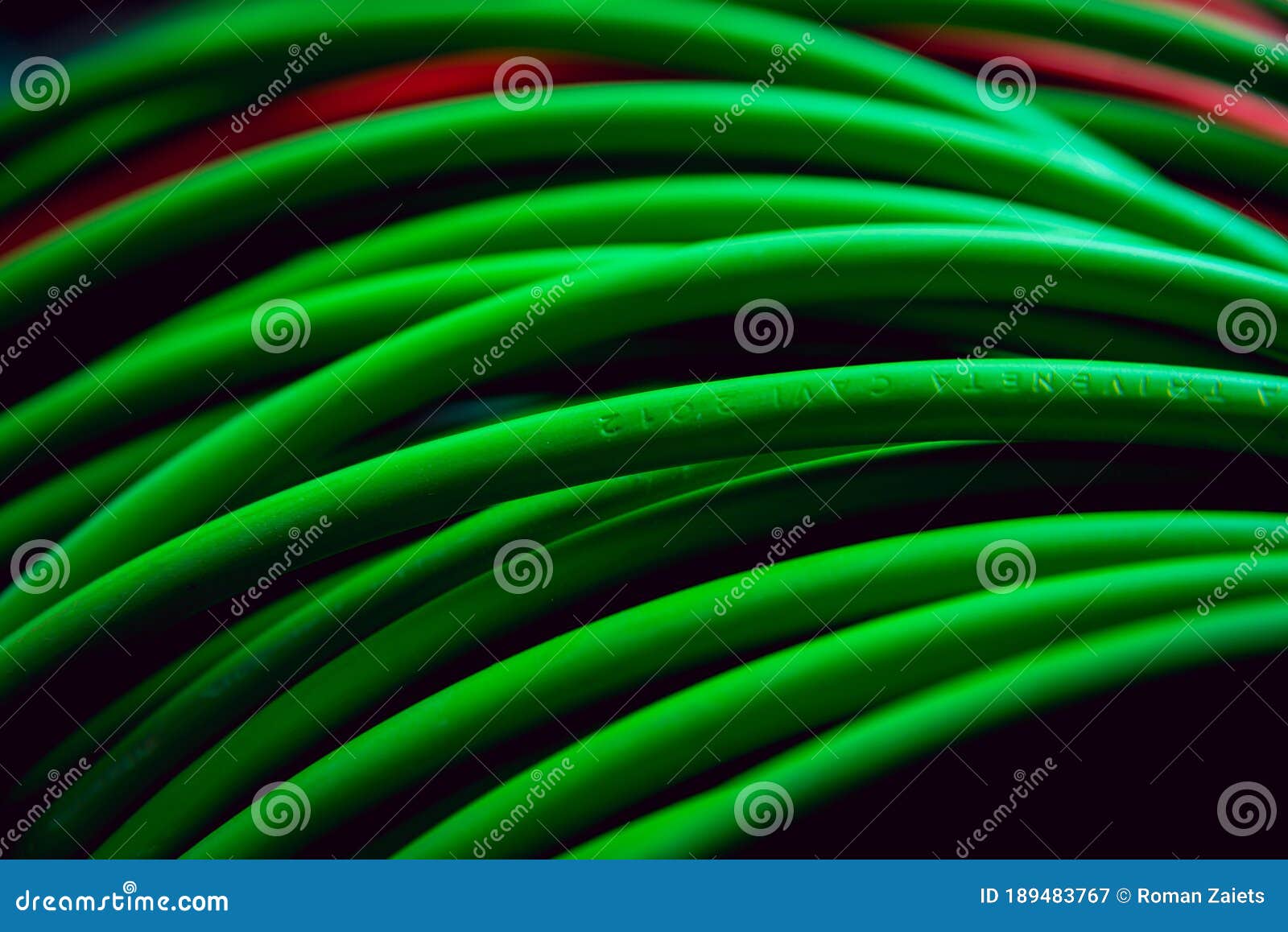 Electrical Equipment. Wires and Insulation. Background and Texture ...