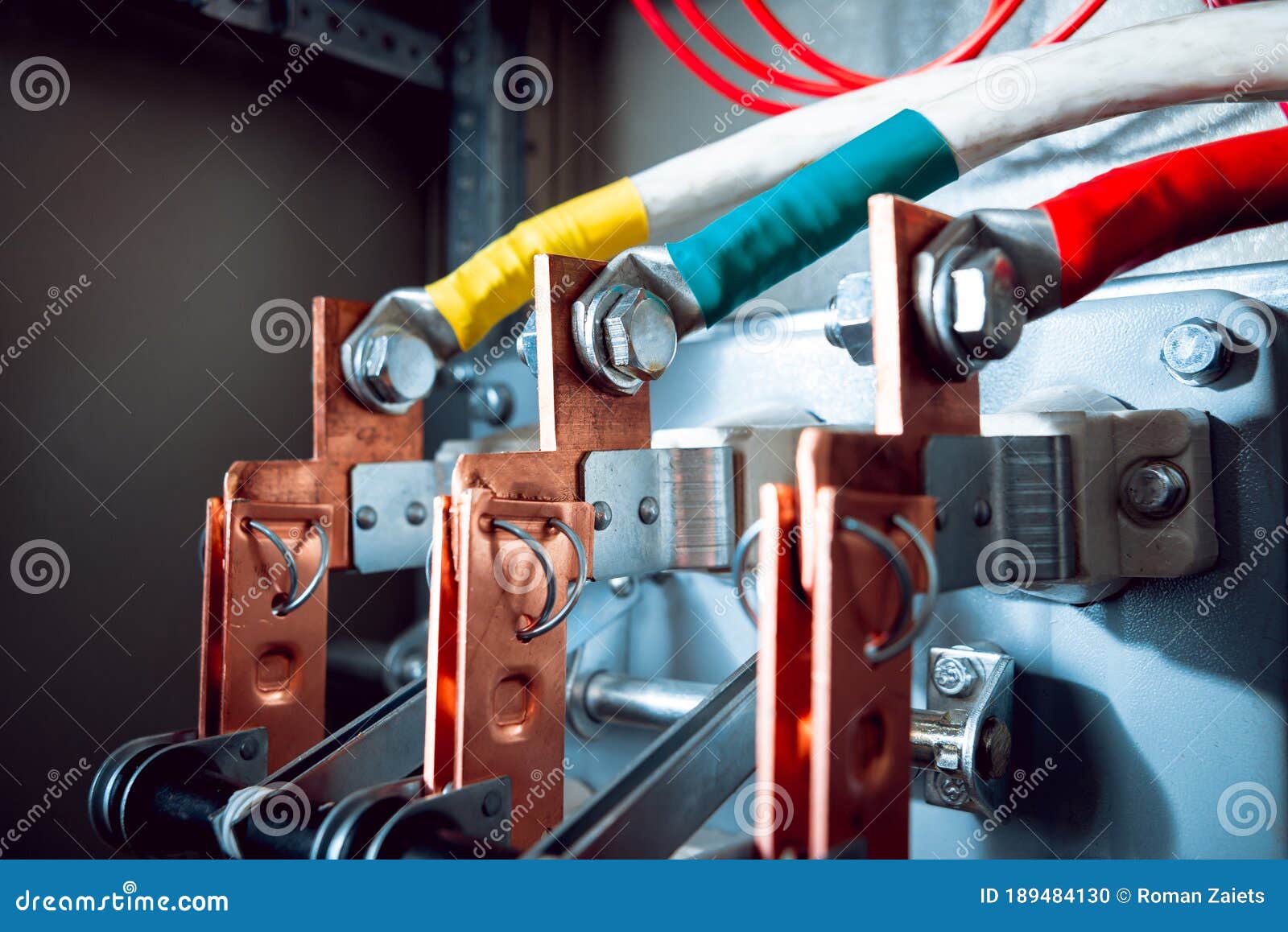 Electrical Equipment. Wires and Insulation. Background and Texture ...