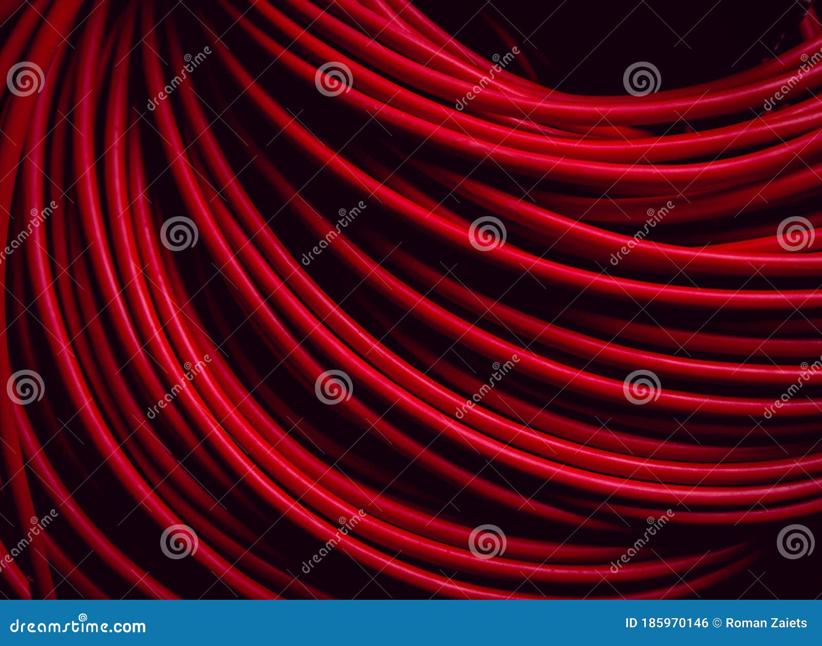 Electrical Equipment. Wires and Insulation. Background and Texture ...