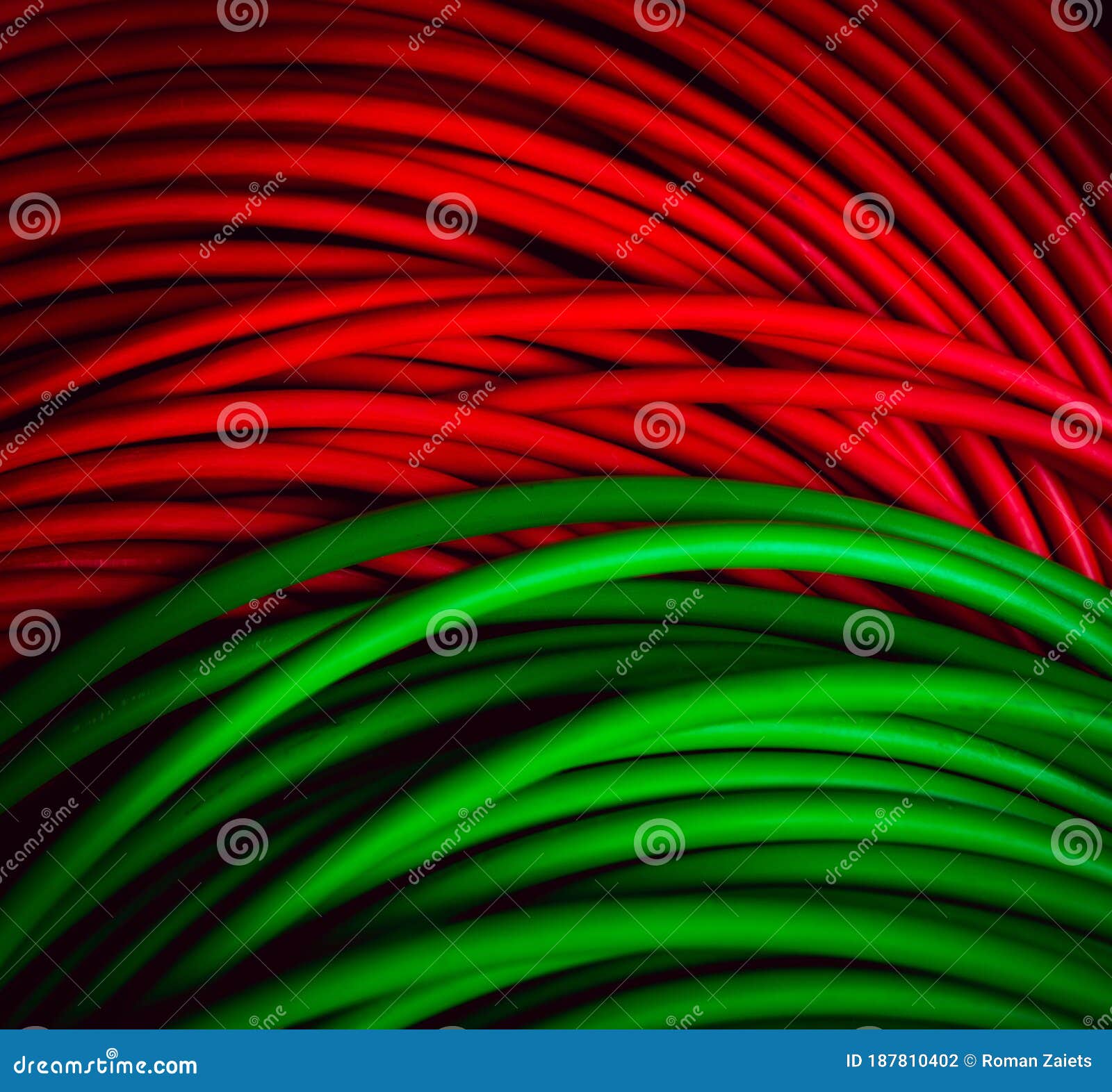 Electrical Equipment. Wires and Insulation. Background and Texture ...