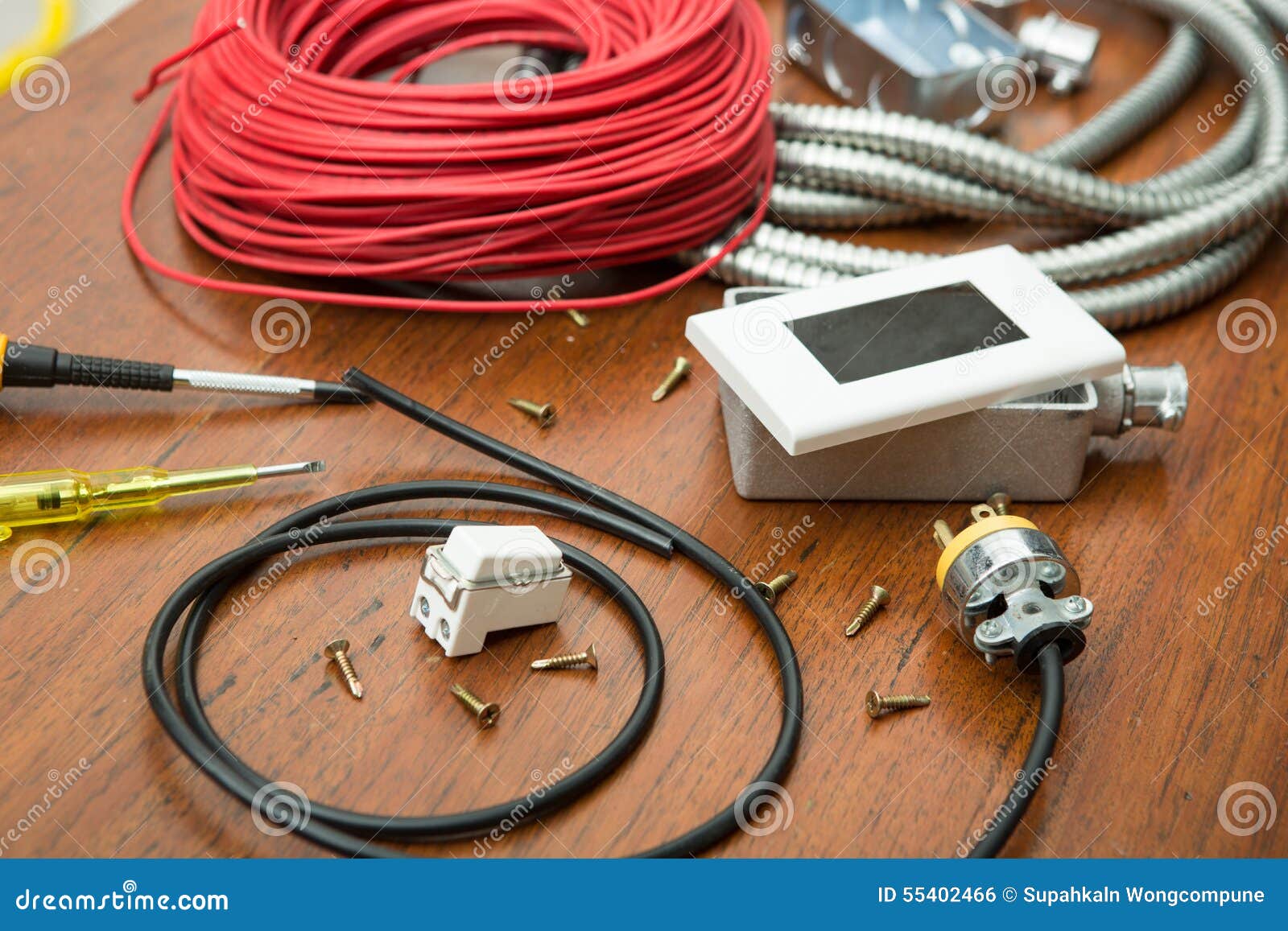 Electrical Equipment stock photo. Image of metal, flexible - 55402466