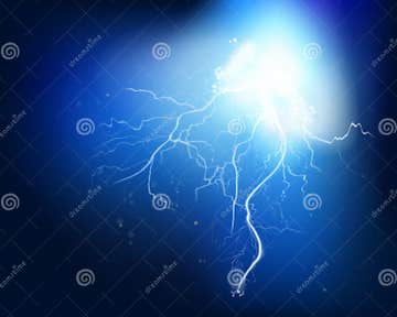 Electrical Explosion. Vector Illustration. Stock Illustration ...