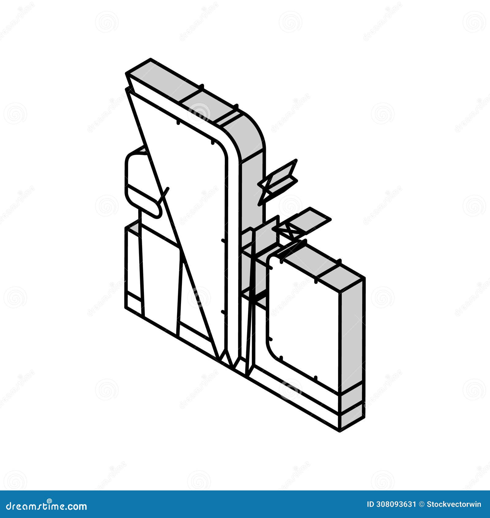 Electrical Fault Finding Isometric Icon Vector Illustration Stock ...