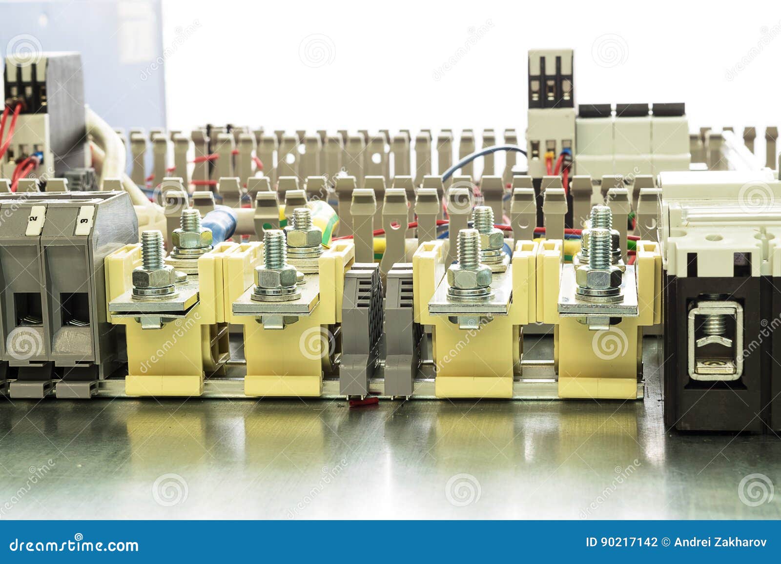 Electrical Feedthrough Terminals, Cables and Wires on the Artboard ...