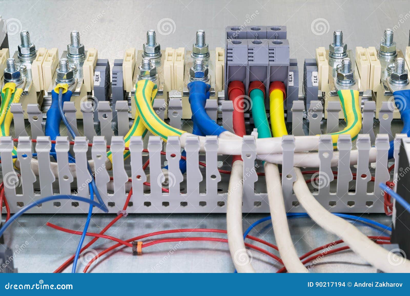Electrical Feedthrough Terminals, Cables and Wires on the Artboard ...