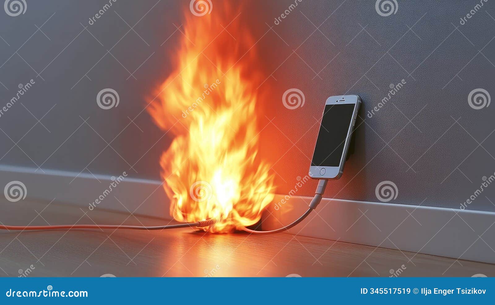 Electrical Fire Hazard Smartphone Charging, Overload, Short Circuit ...