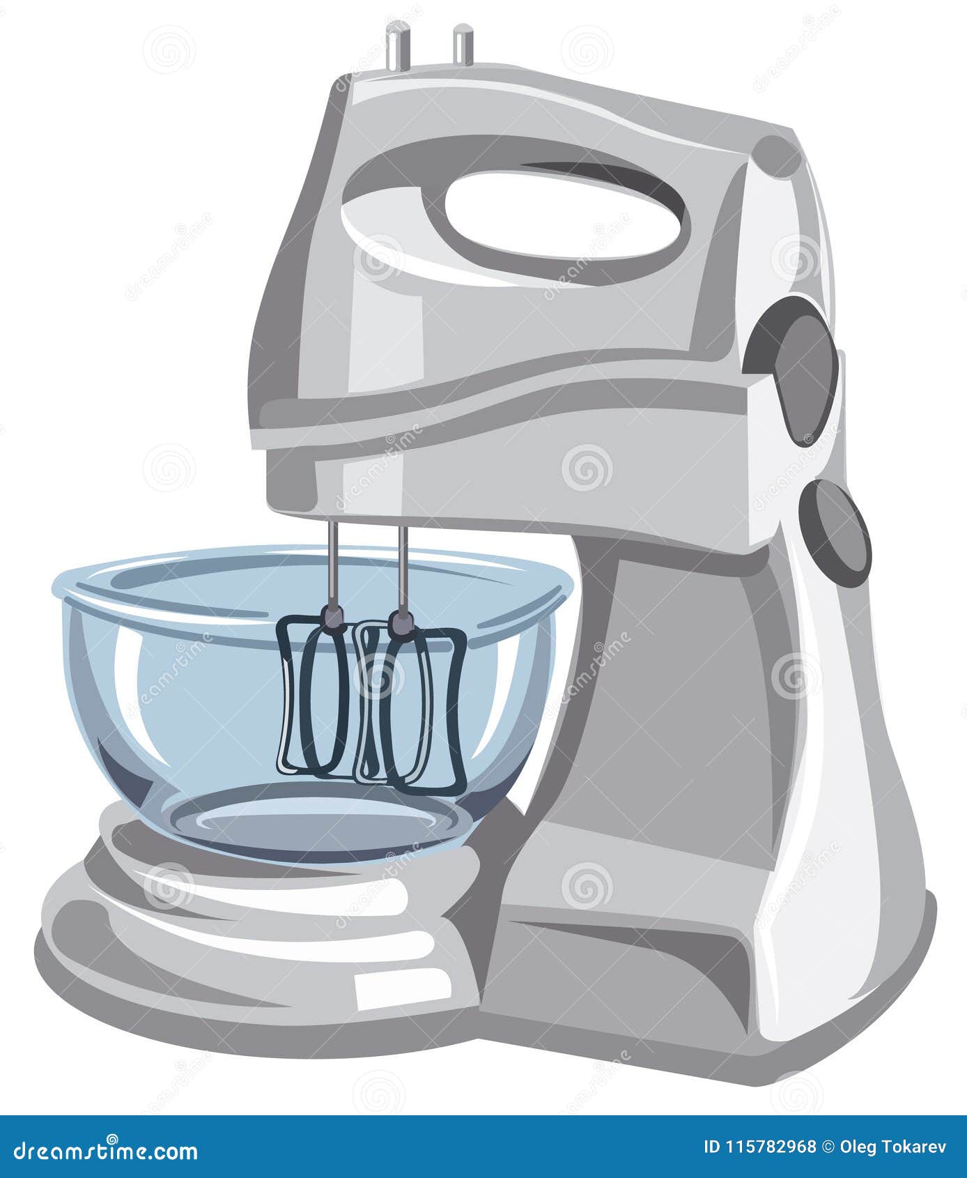 Electrical food mixer stock vector. Illustration of equipment - 115782968