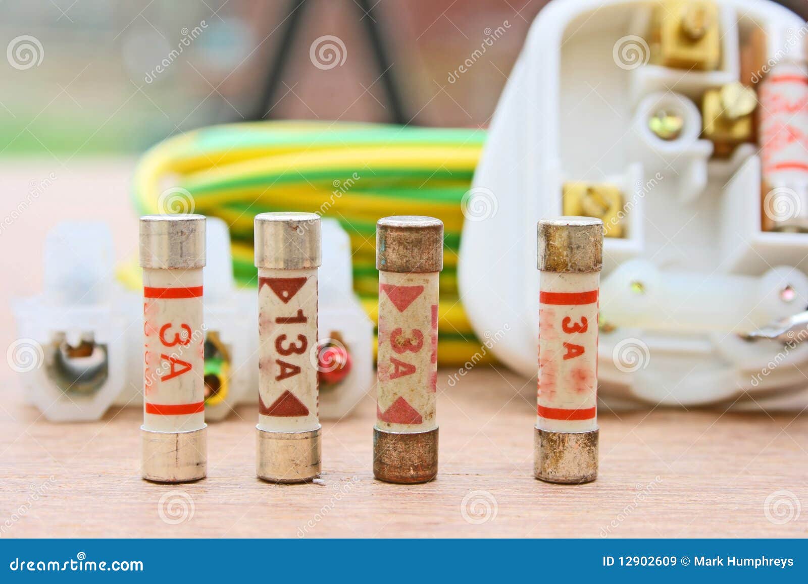 Electrical fuses stock image. Image of energy, metal - 12902609