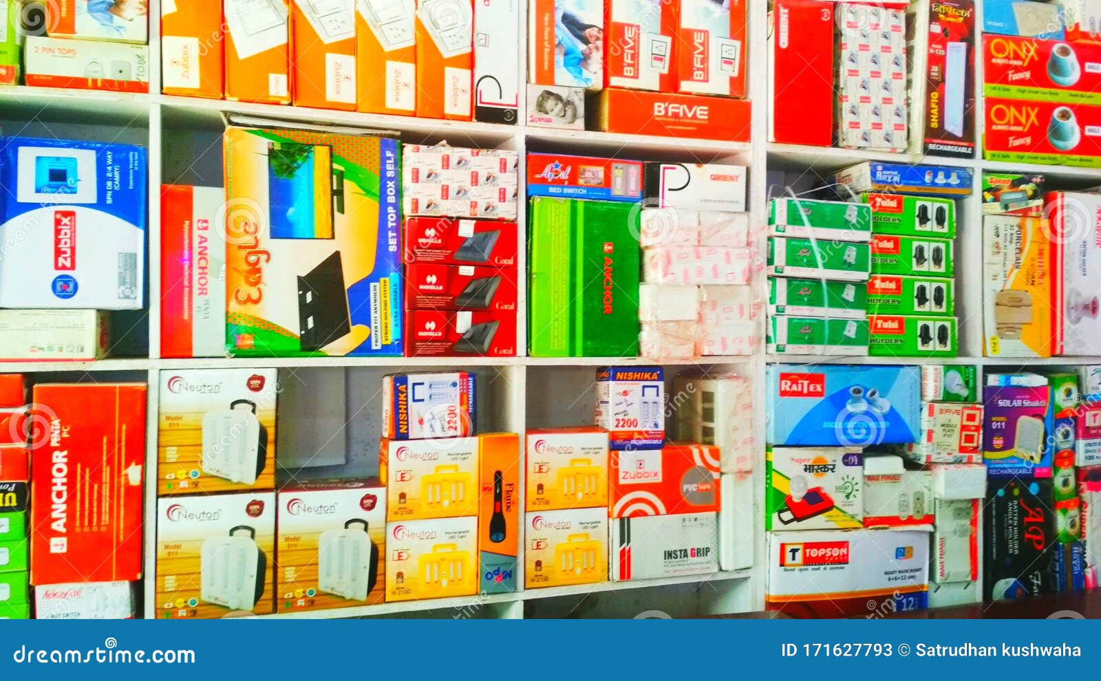 Electrical Goods in India Picture Editorial Stock Photo - Image of ...