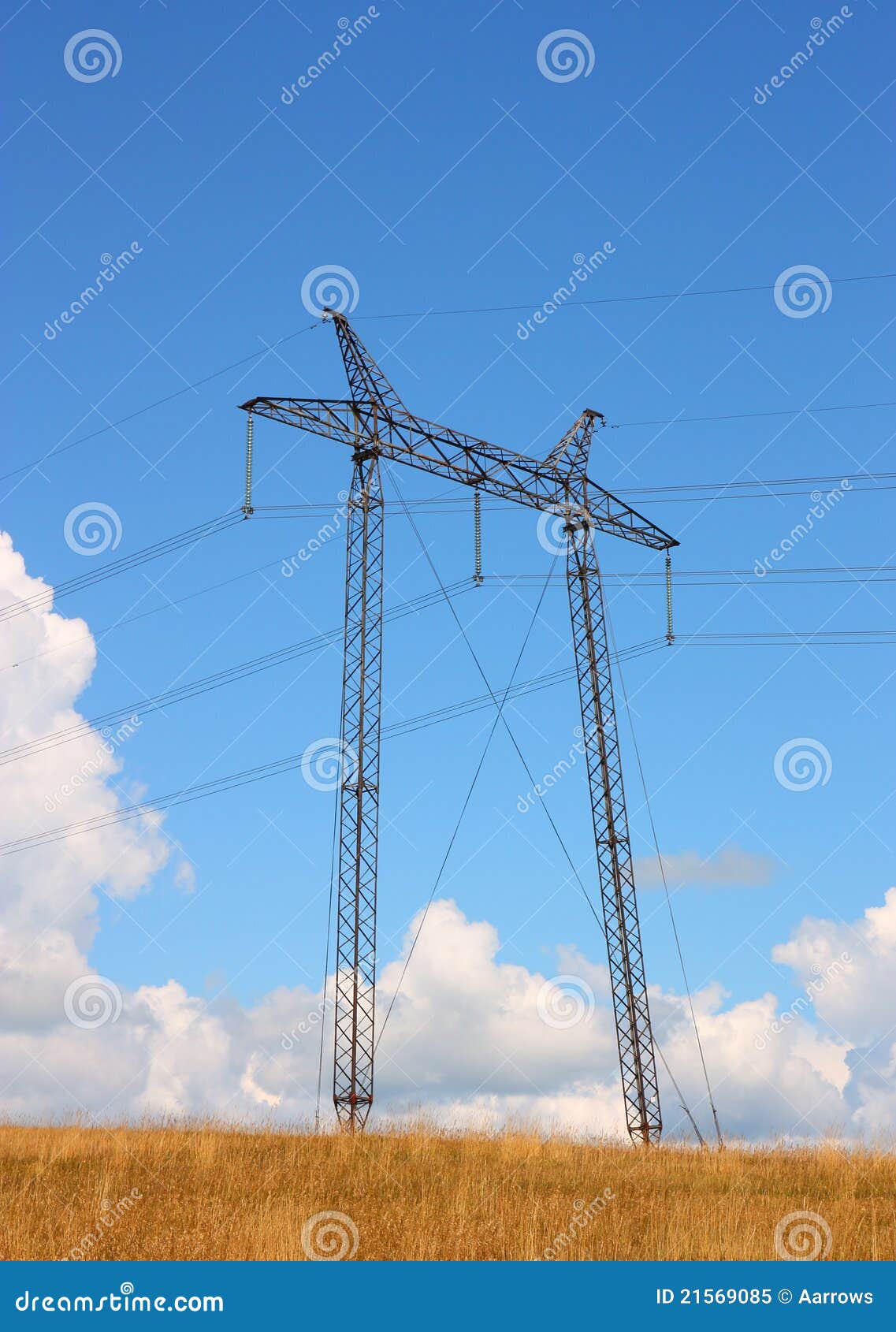 Electrical grid near field stock image. Image of powered - 21569085