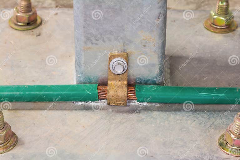 Electrical Grounding Connection Stock Photo - Image of connection ...