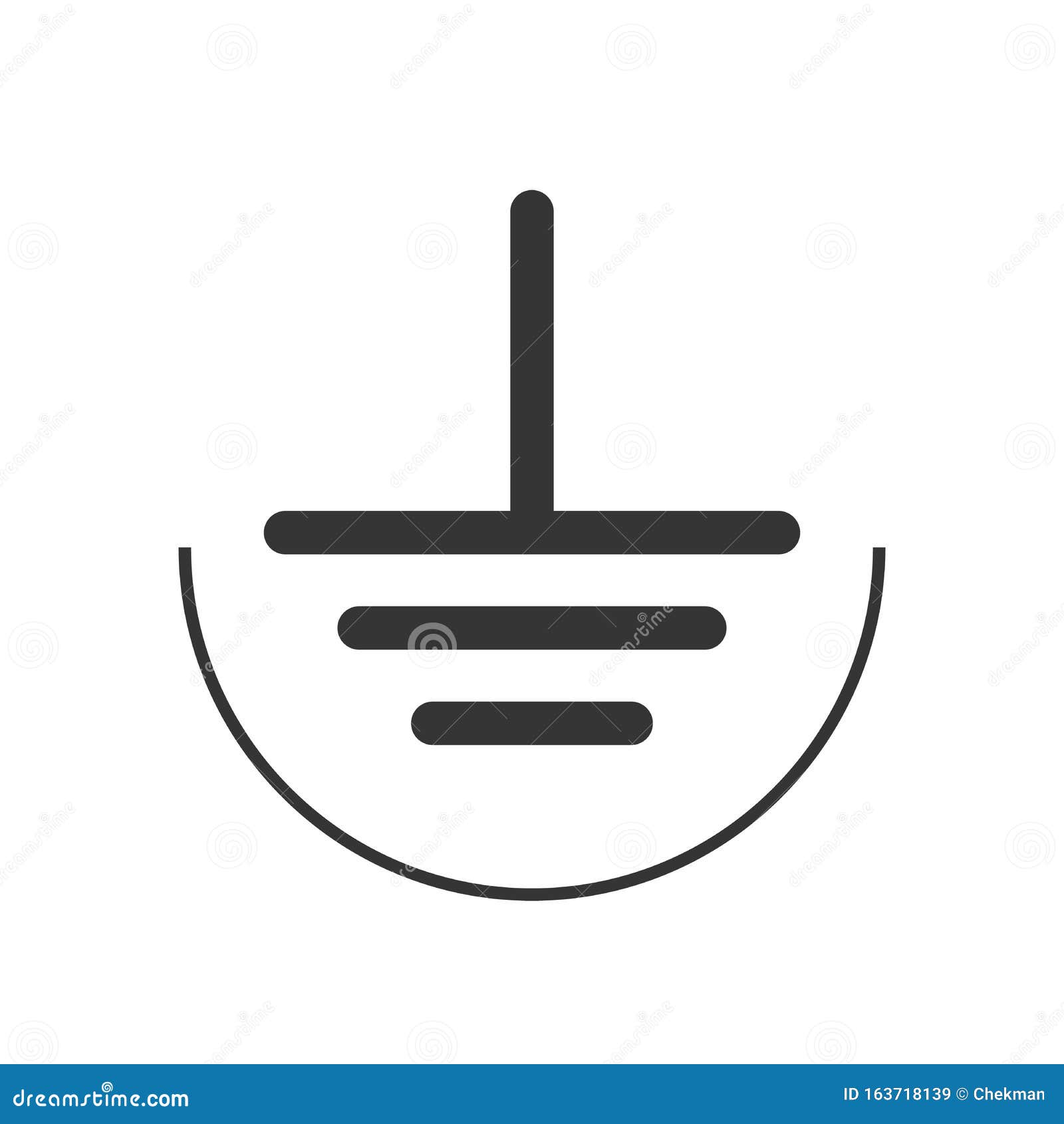 Electrical Grounding Symbol - Vector Stock Illustration - Illustration ...