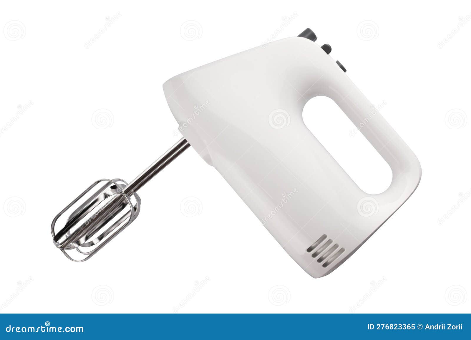 Electrical Hand Mixer Isolated on a White Background. Kitchen ...